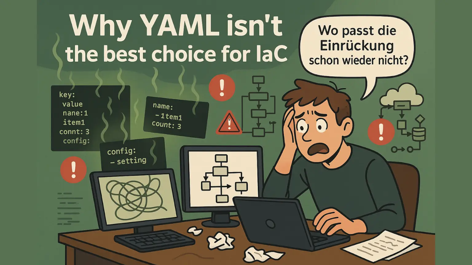 Why YAML is not the Solution for Infrastructure as Code | RiKuWe